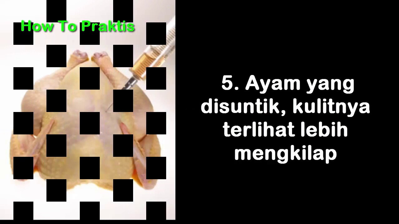 TONTON Cara membedakan daging ayam disuntik air dengan yang sehat - YouTube