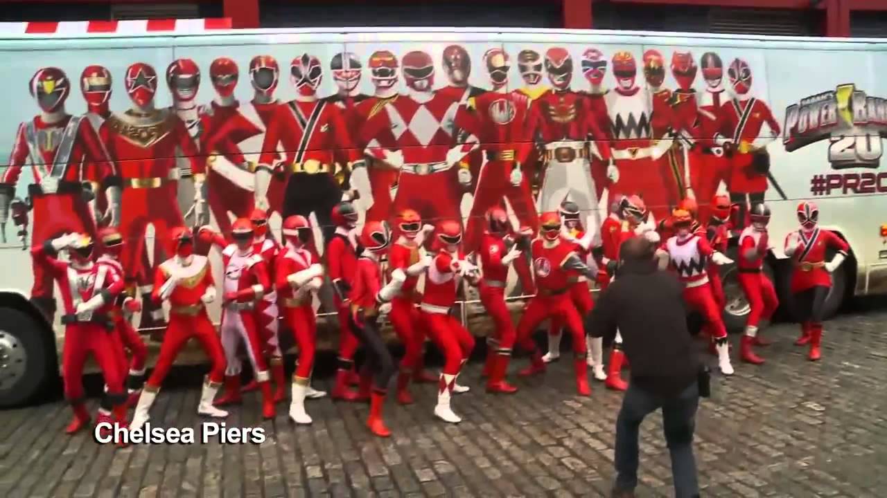 Power Rangers Celebrate 20th Anniversary in the Big Apple! Mega Power ...
