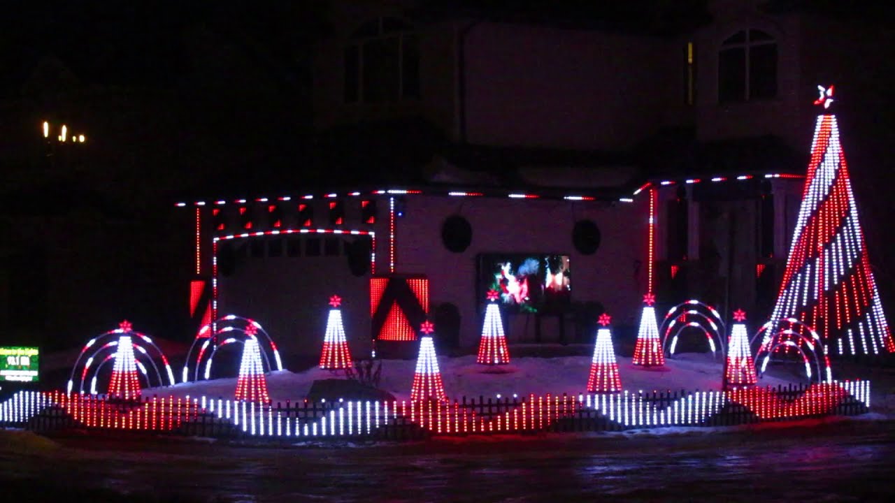 2020 Christmas - Christmas Vacation Light Show - YouTube