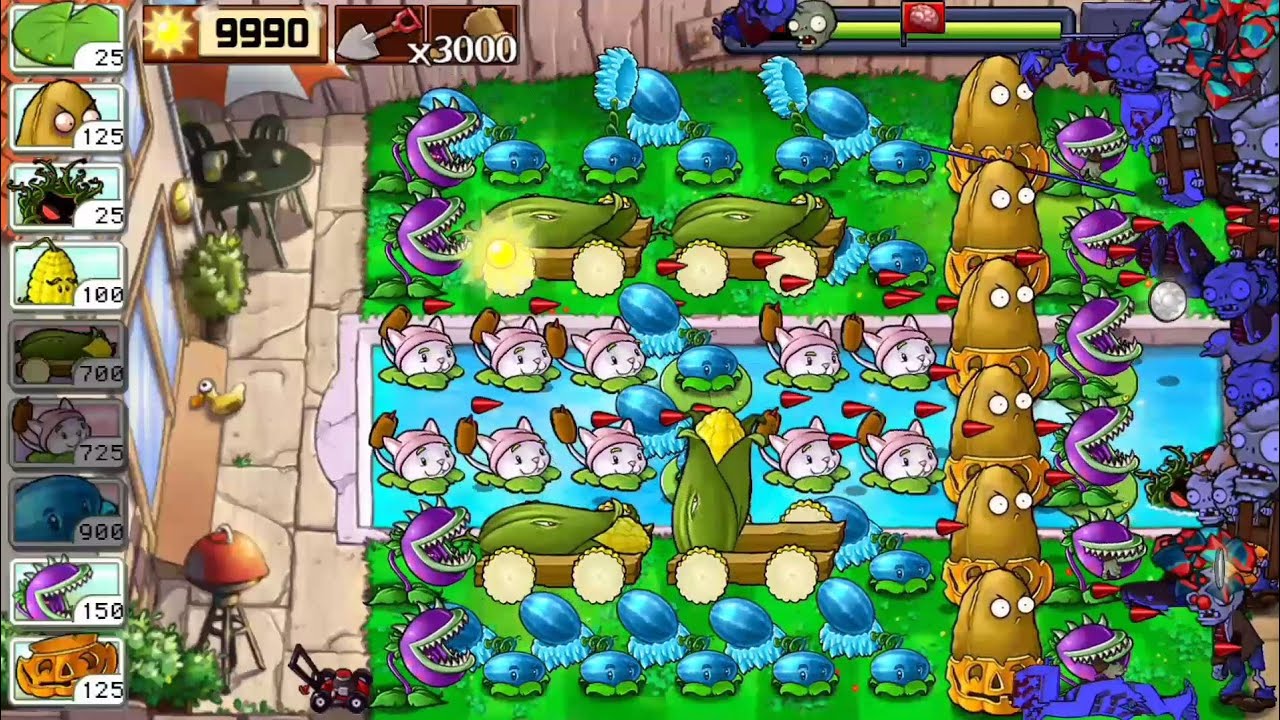 corn cannon vs zombie pvz mod gameplay - YouTube