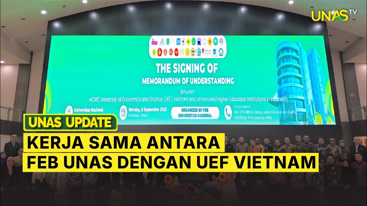UNAS UPDATE | PENANDATANGANAN KERJA SAMA MOU DAN MOA FEB UNIVERSITAS ...
