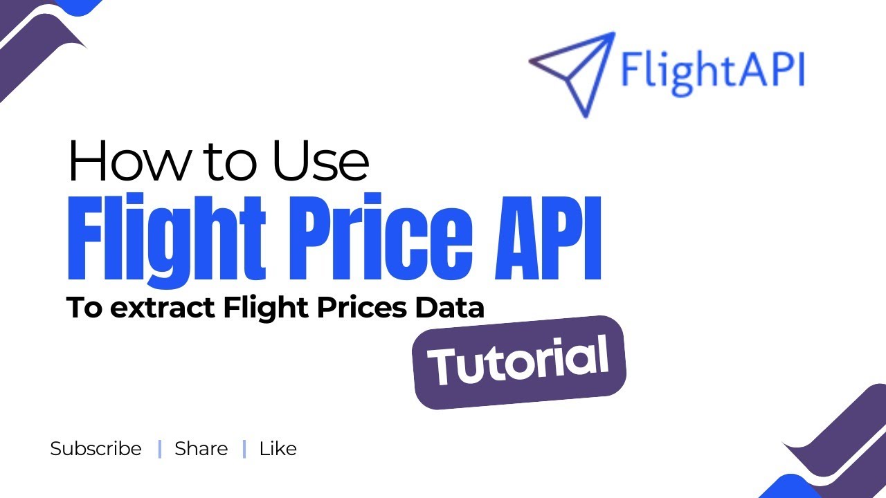 How to Use Flight Price API to Retrieve Live Flight Prices - YouTube