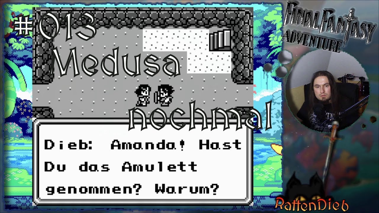 #13 🐀 Medusa nochmal ⚔ Final Fantasy Adventure ⚔ - YouTube