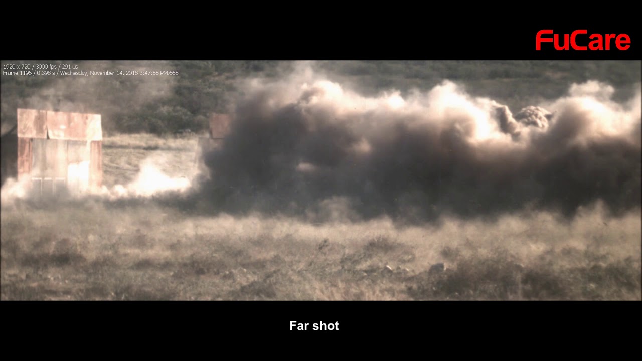 FUCARE large size blast door tested by 550lbs explosive - YouTube