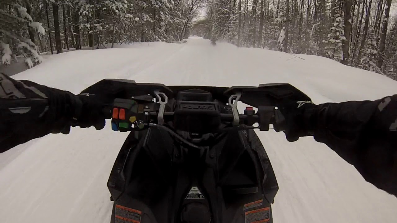 2018 Polaris Switchback XCR 600 Flatt Rock rd - YouTube