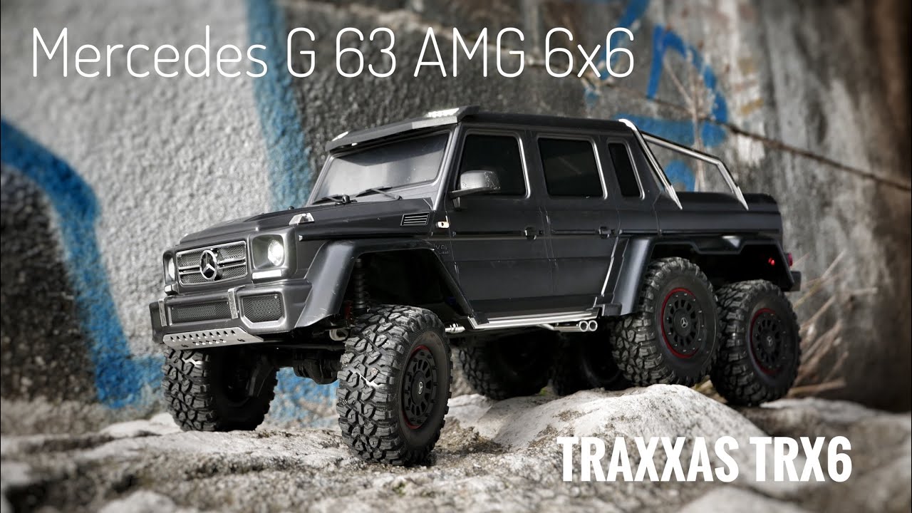 Traxxas TRX6 Mercedes G63 AMG first ride - YouTube