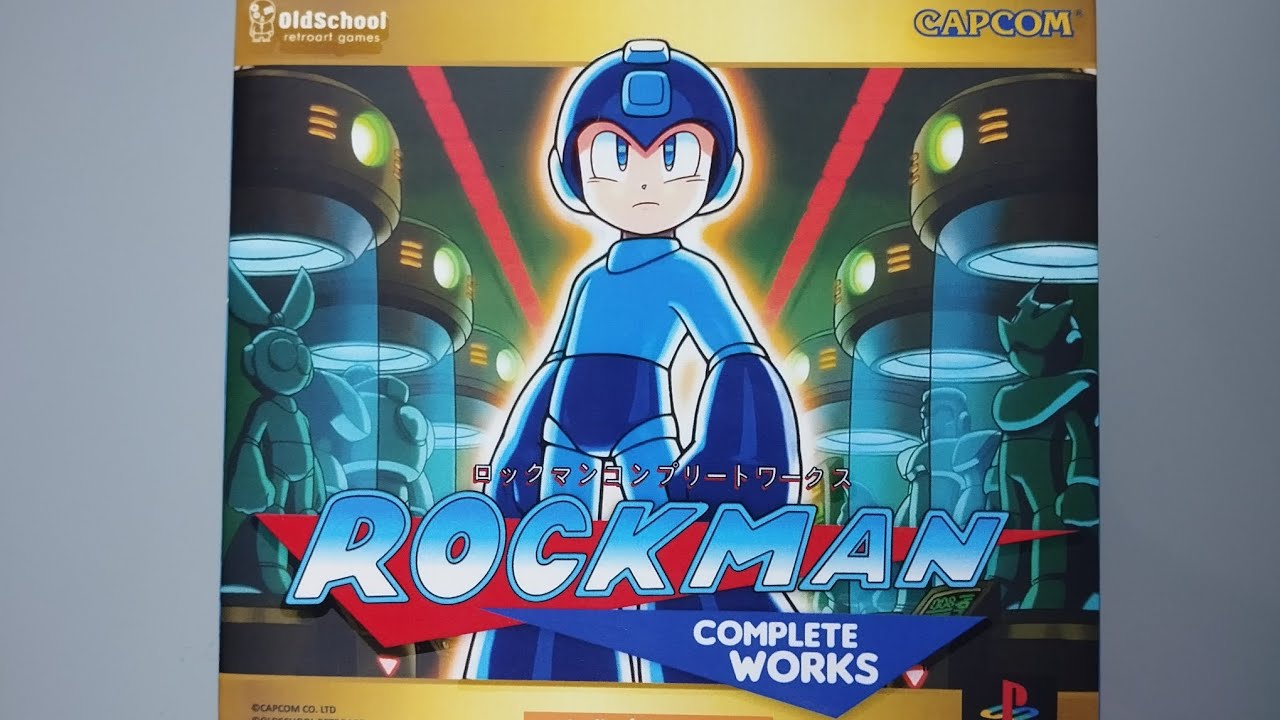 Rockman complete works PS1 - Box Oldschool Retroart - YouTube
