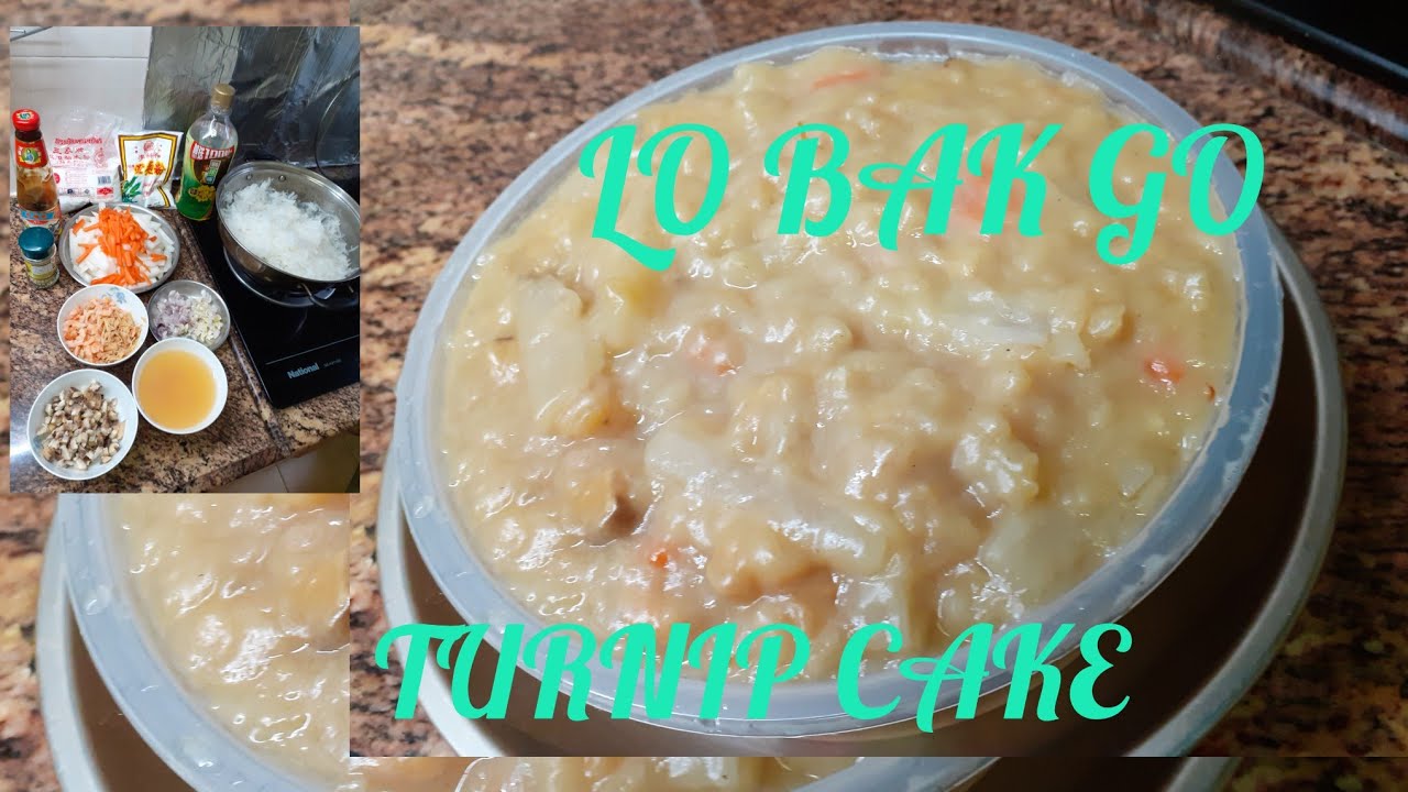 TURNIP CAKE / LO BAK GO/ KUE LOBAK KHAS HARI RAYA IMLEK - YouTube