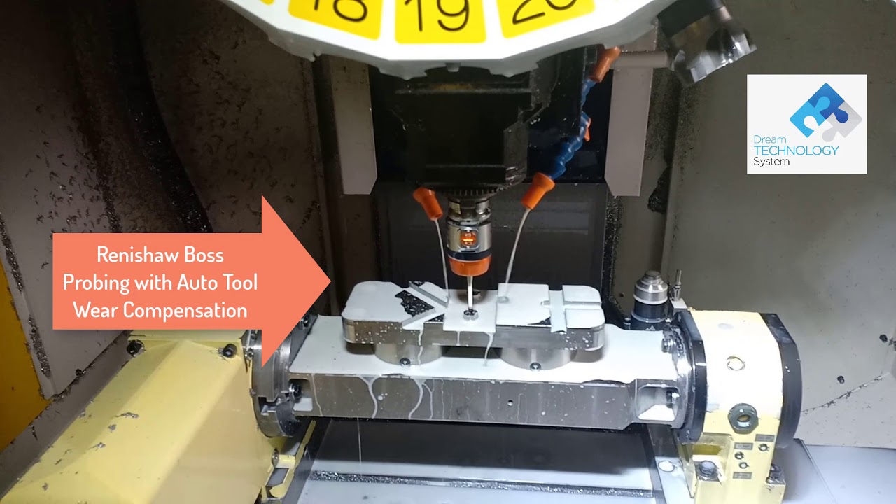 In process workpiece inspection with Renishaw - Automatic Tool Wear ...