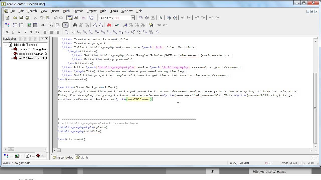 Document Preparation using LaTeX Part III | LaTeX Tutorials - YouTube