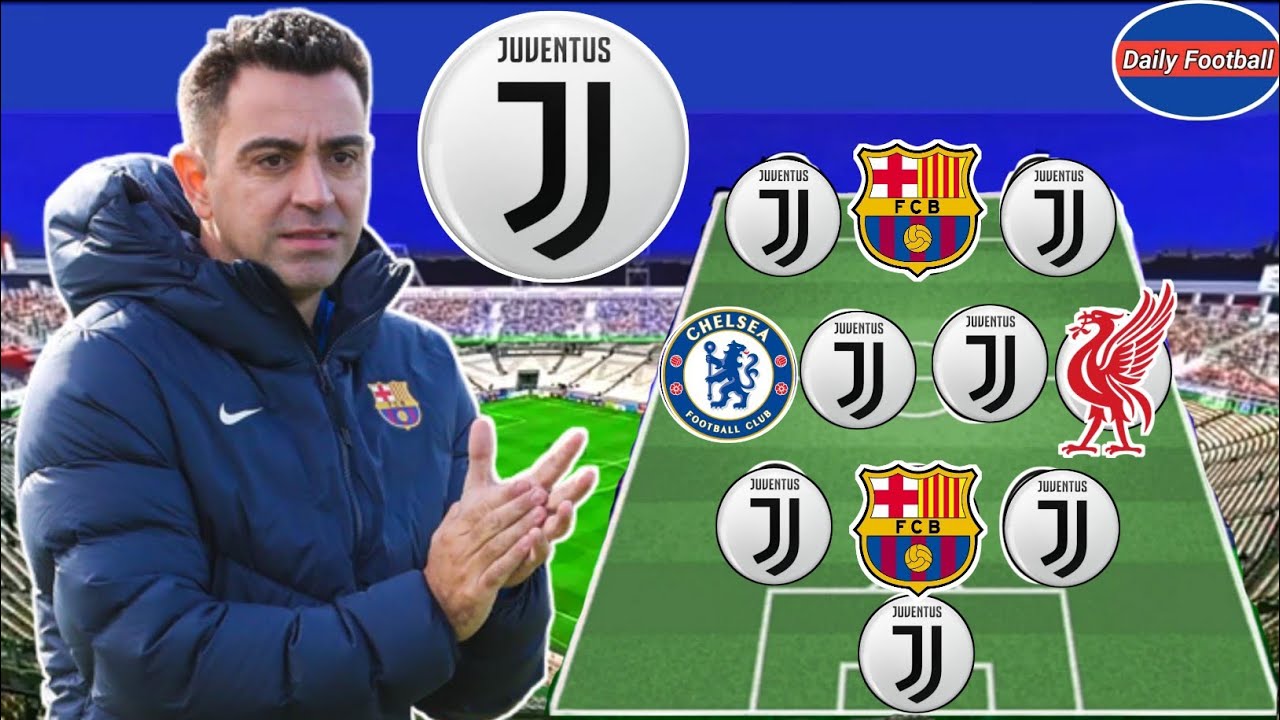 Juventus Next Manager Of Xavi Hernandez • Rumours 😍 Xavi Dream Lineup ...