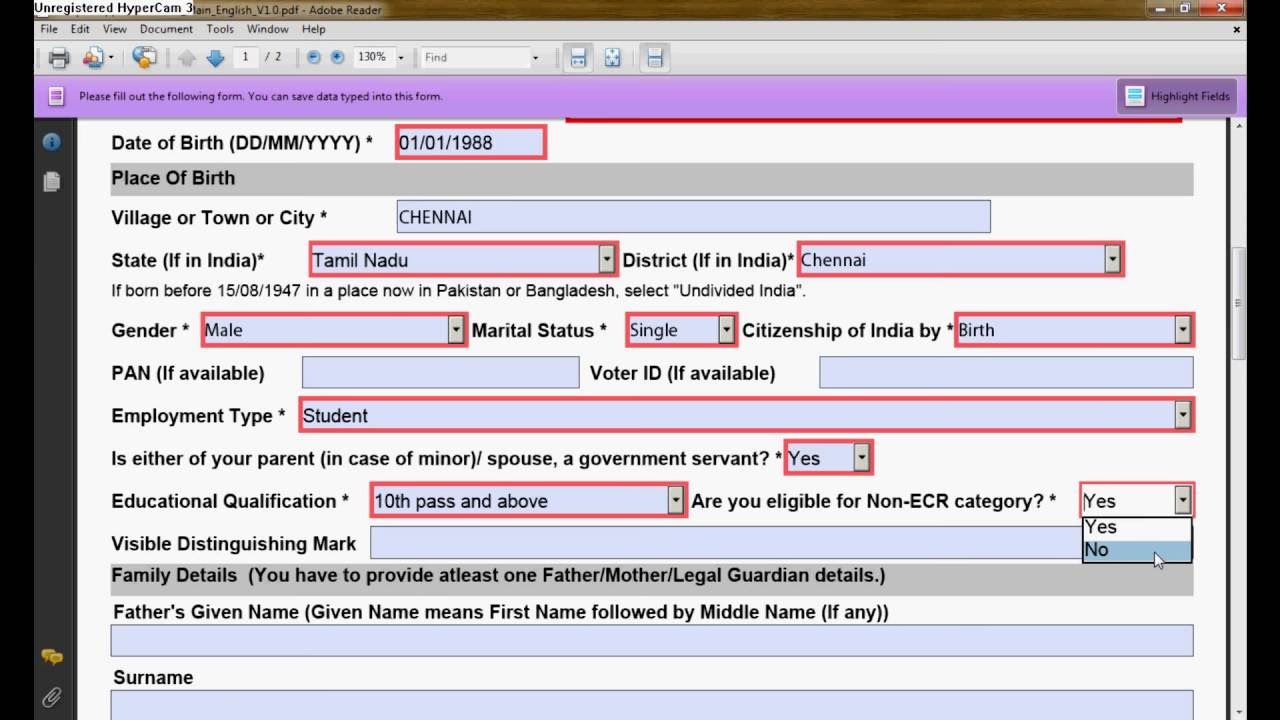 How To Apply For Passport Online Delhi YouTube