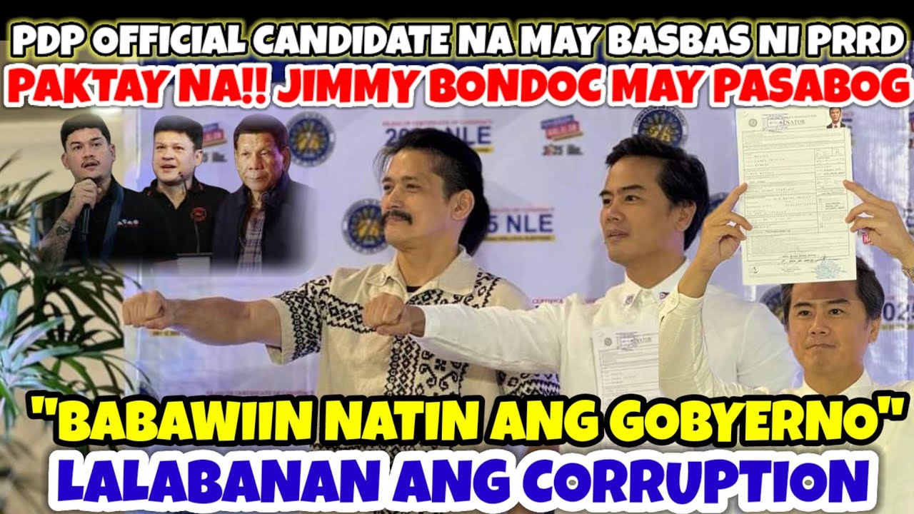 ATTY JIMMY BONDOC TAGUMPAY NA NAISUMITE ANG KANYANG COC BILANG SENADOR ...