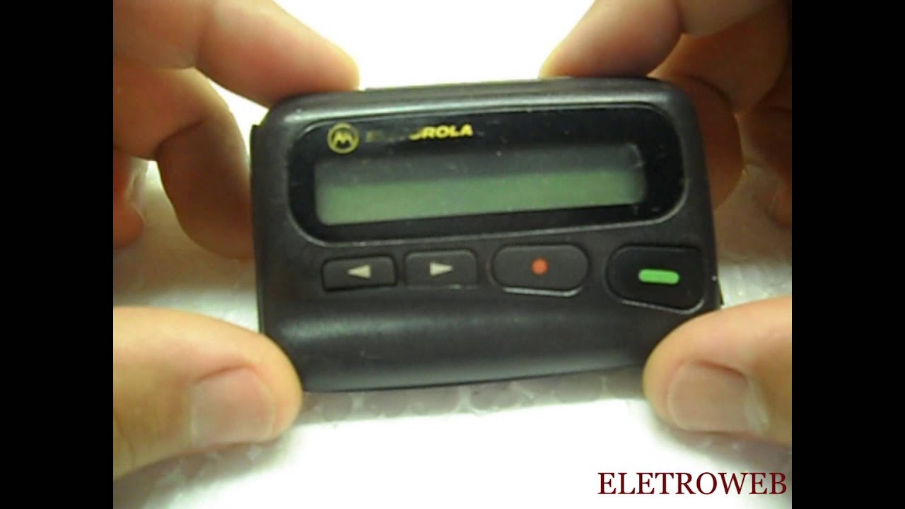 Bip usado nos anos 90 Quando não tínhamos o Aparelho Celular - YouTube