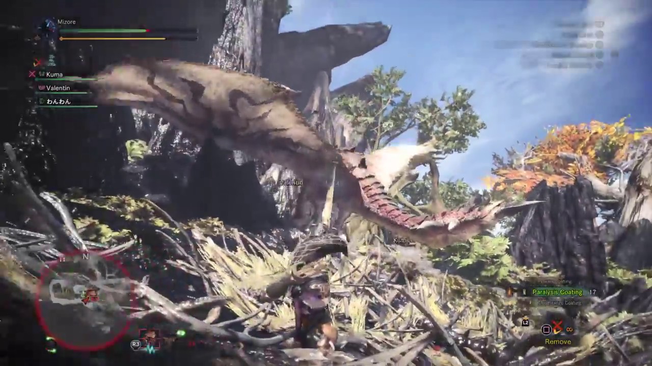 Monster Hunter: World Beta Rathalos+Anjanath - YouTube