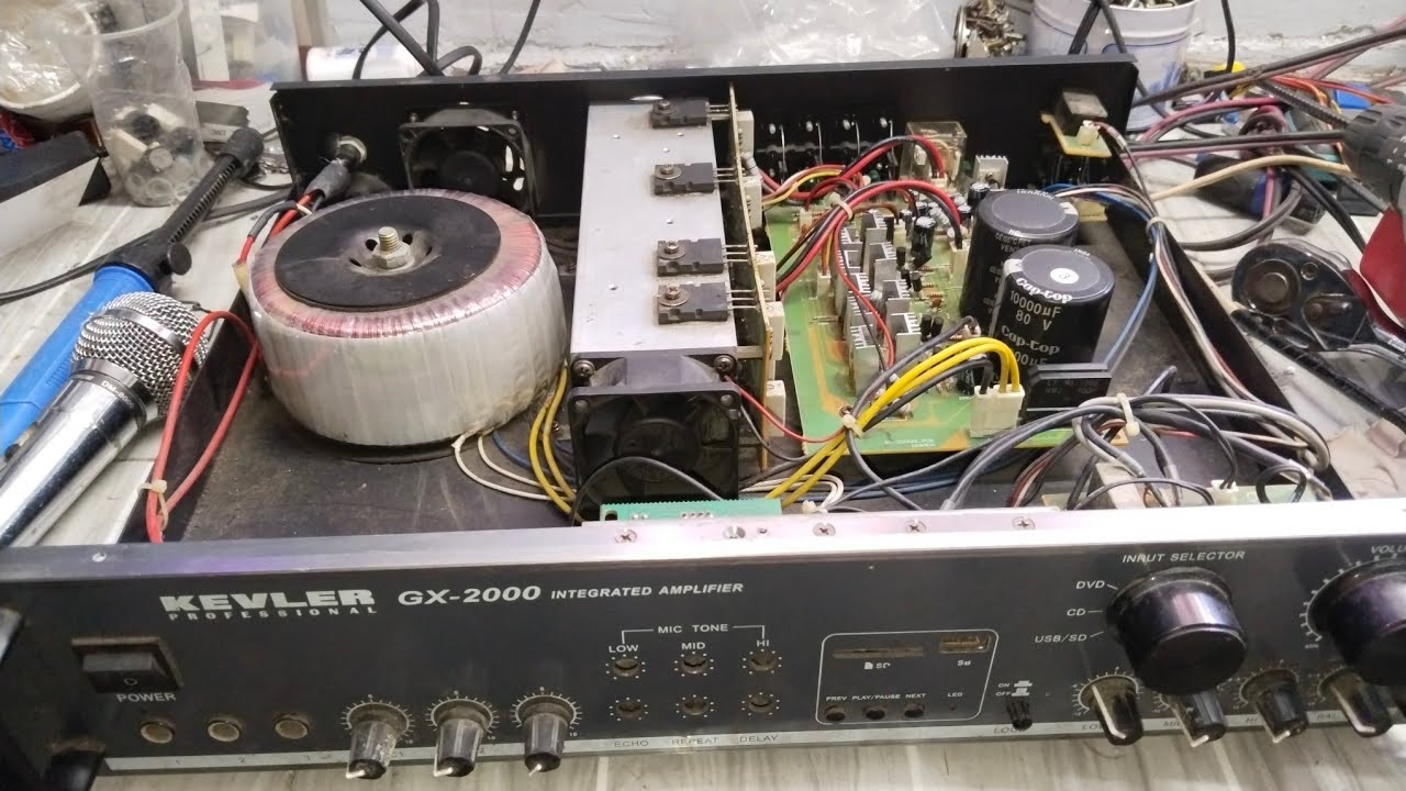 kevler gx2000 amplifier naka protect paanu AYUSIN o re pair step by ...