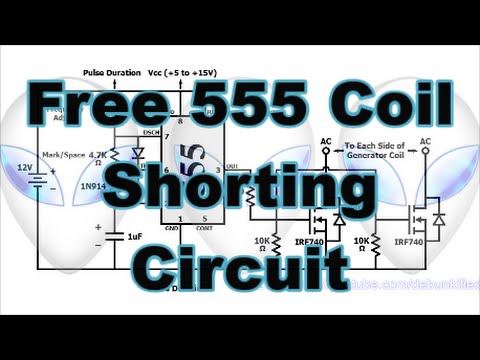 Free 555 Timer Coil Shorting Circuit - YouTube