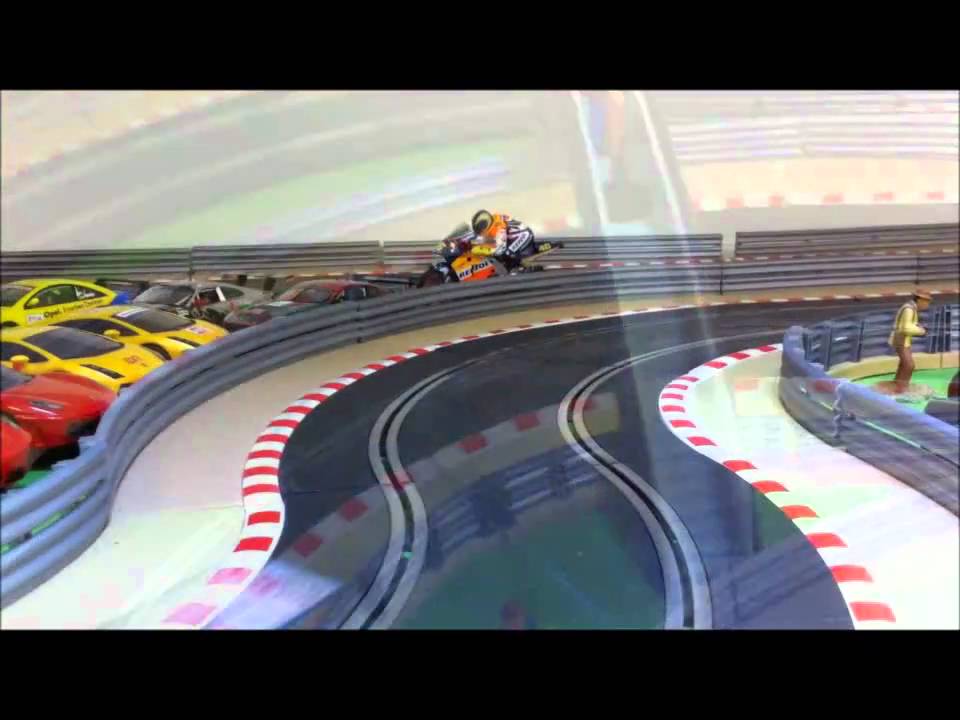 Scalextric track layout number 2 - YouTube
