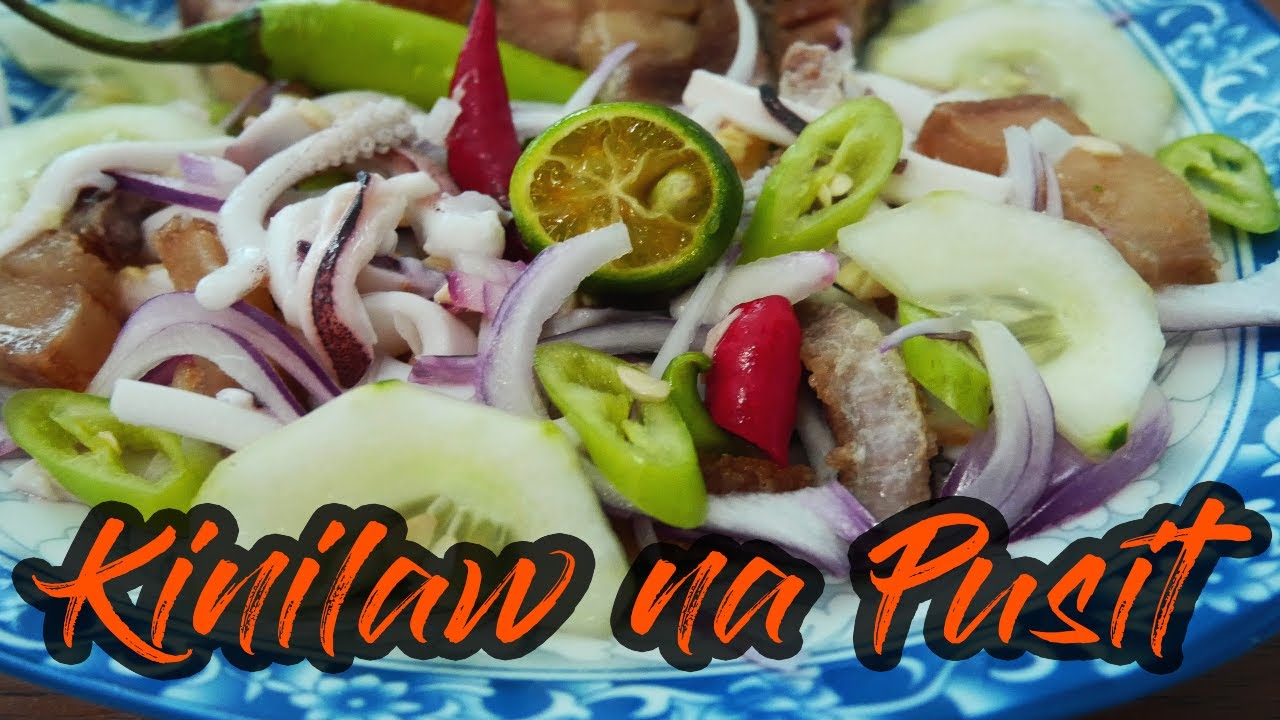 Kinilaw na Pusit | Squid Ceviche - YouTube