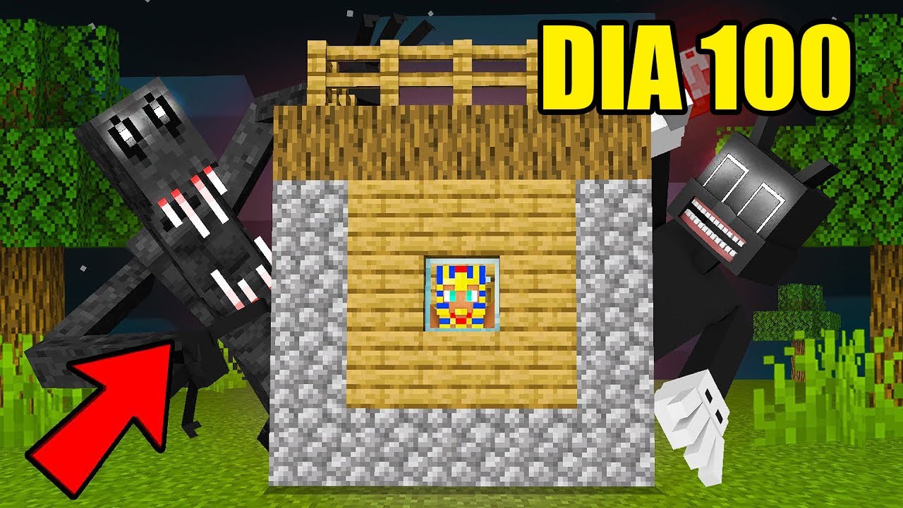 Eu Sobrevivi 100 dias no MODPACK MAIS ASSUSTADOR do Minecraft - YouTube