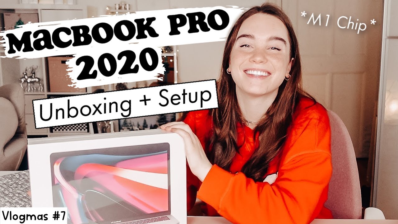 MACBOOK PRO 2020 M1 Touchbar UNBOXING + Aesthetic Setup & Customization ...