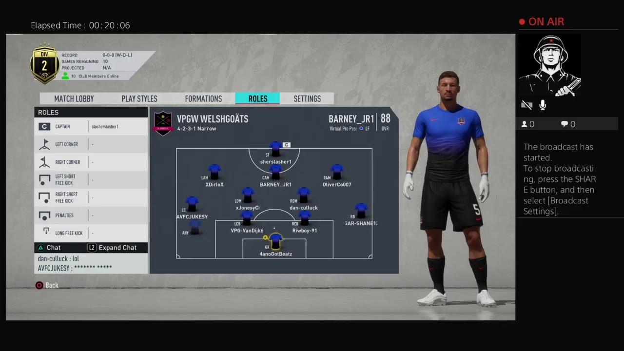 PRO Clubs fifa 20 , best gk - YouTube