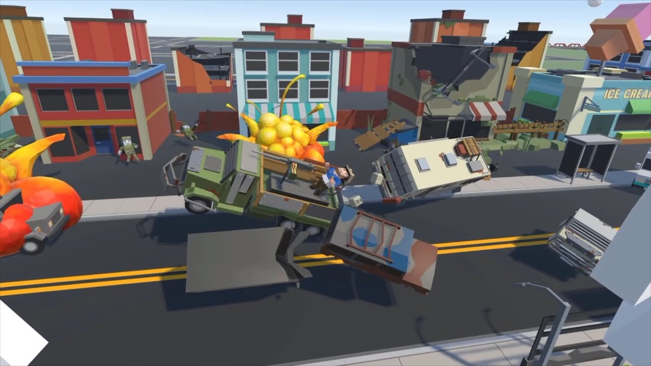 Army assaults a zombie city! Tiny town vr - Oculus rift S gameplay ...