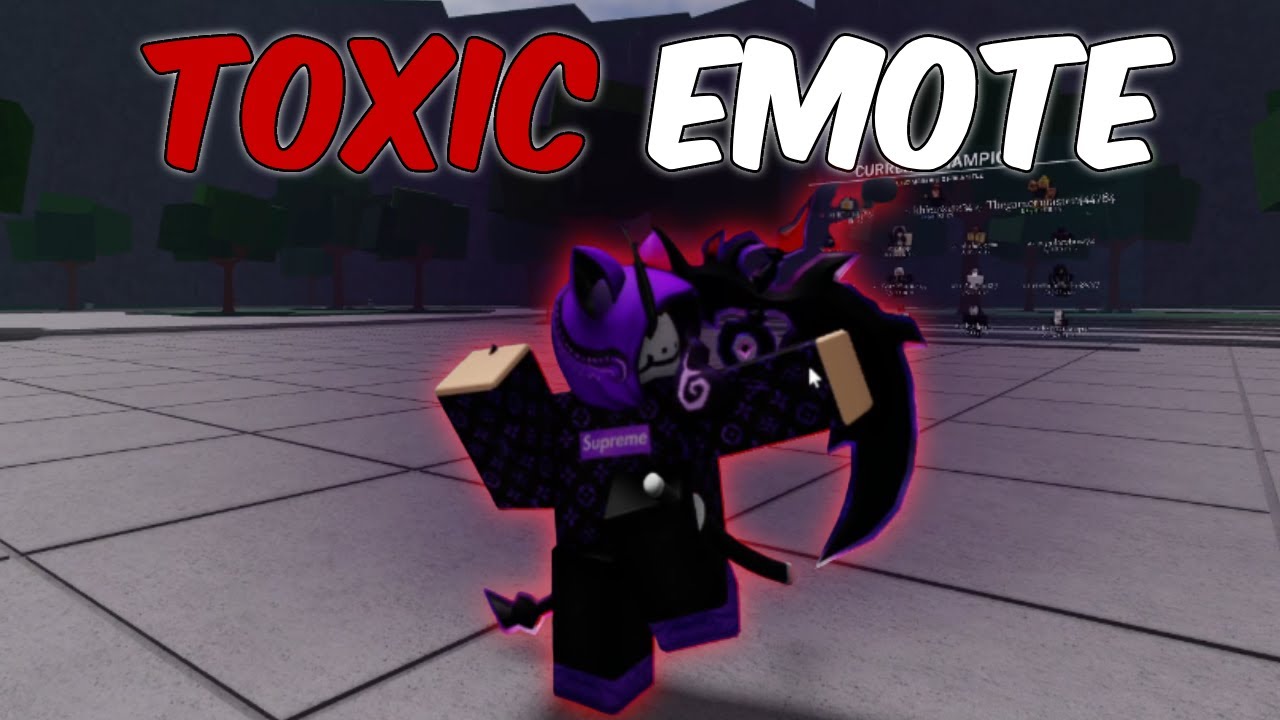 New TOXIC EMOTE | The Strongest Battlegrounds - YouTube