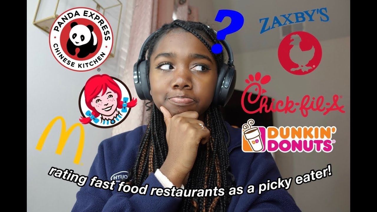 rating fast food restaurants as picky eater!🍔 | camryn attis| #fastfood - YouTube
