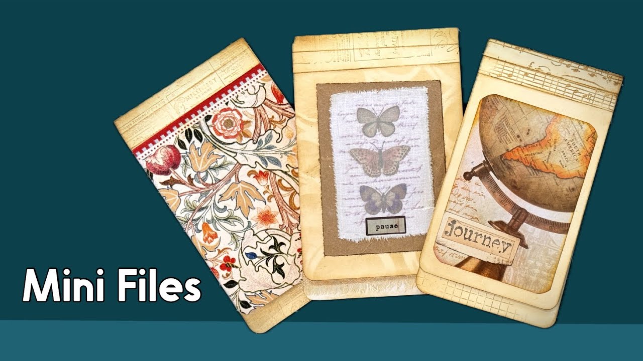 Mini Files from a Manilla Folder - YouTube