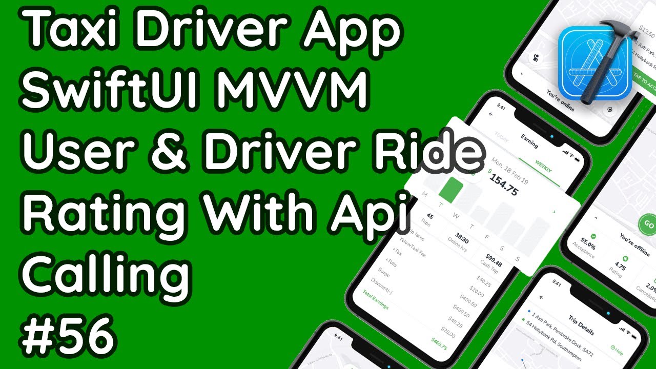 Swiftui Mvvm Native Ios Submit User And Driver Ride Rating With Api 