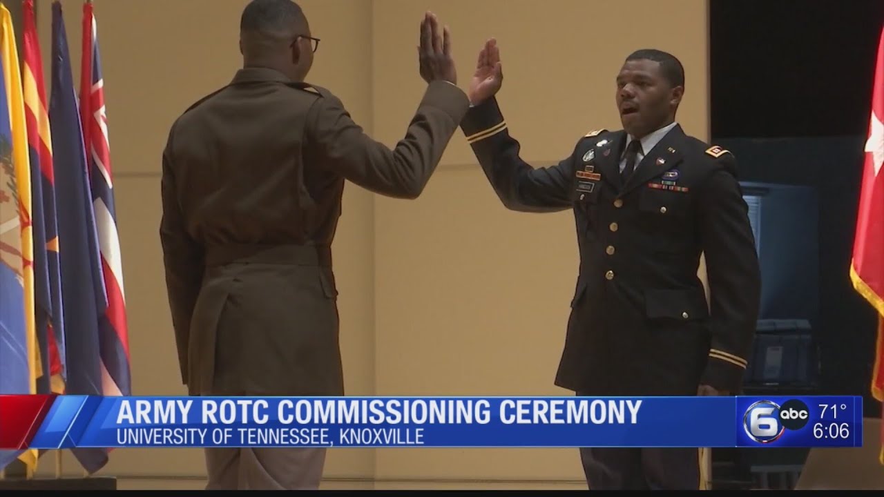 Army ROTC Commissioning Ceremony - YouTube