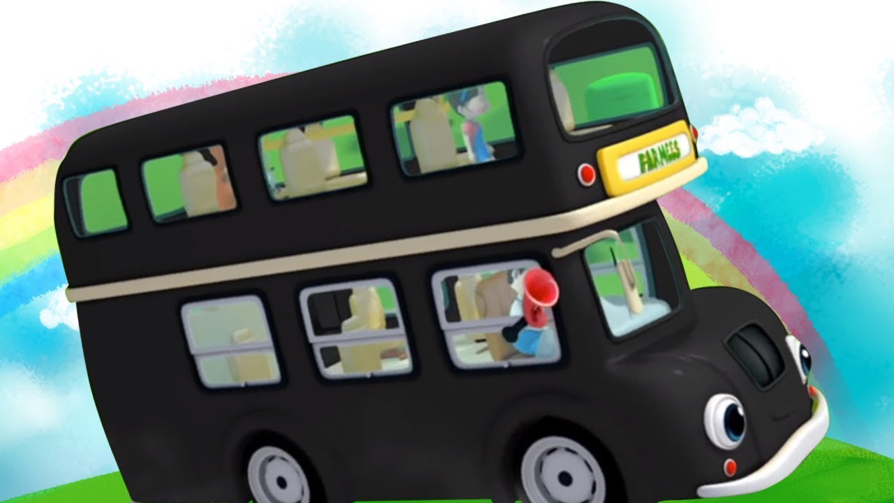 As rodas do ônibus gira gira 🚍 | canção de ônibus | Wheels On The Bus ...