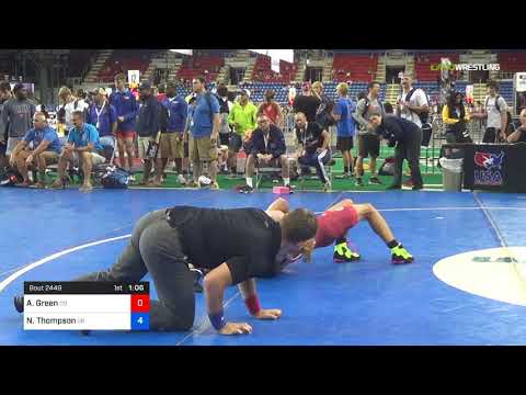 2018 USMC-USAW Cadet & Junior GR Nationals/Cadet 138 Consi Of 64 #2 - Auden Green (CO) Vs. Noah Th