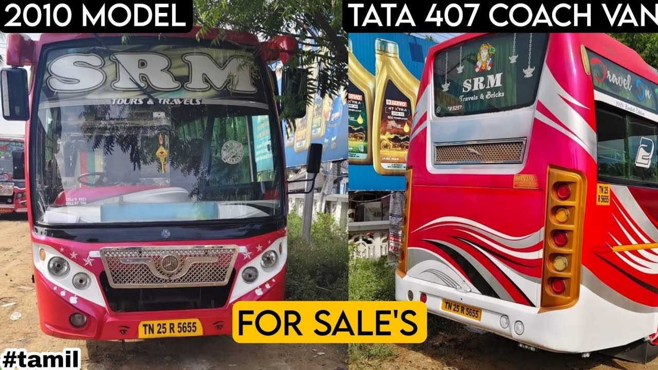 tata 407 coach van for sale's 📌| 2010 Model |👑Rs sri velmurugan auto ...