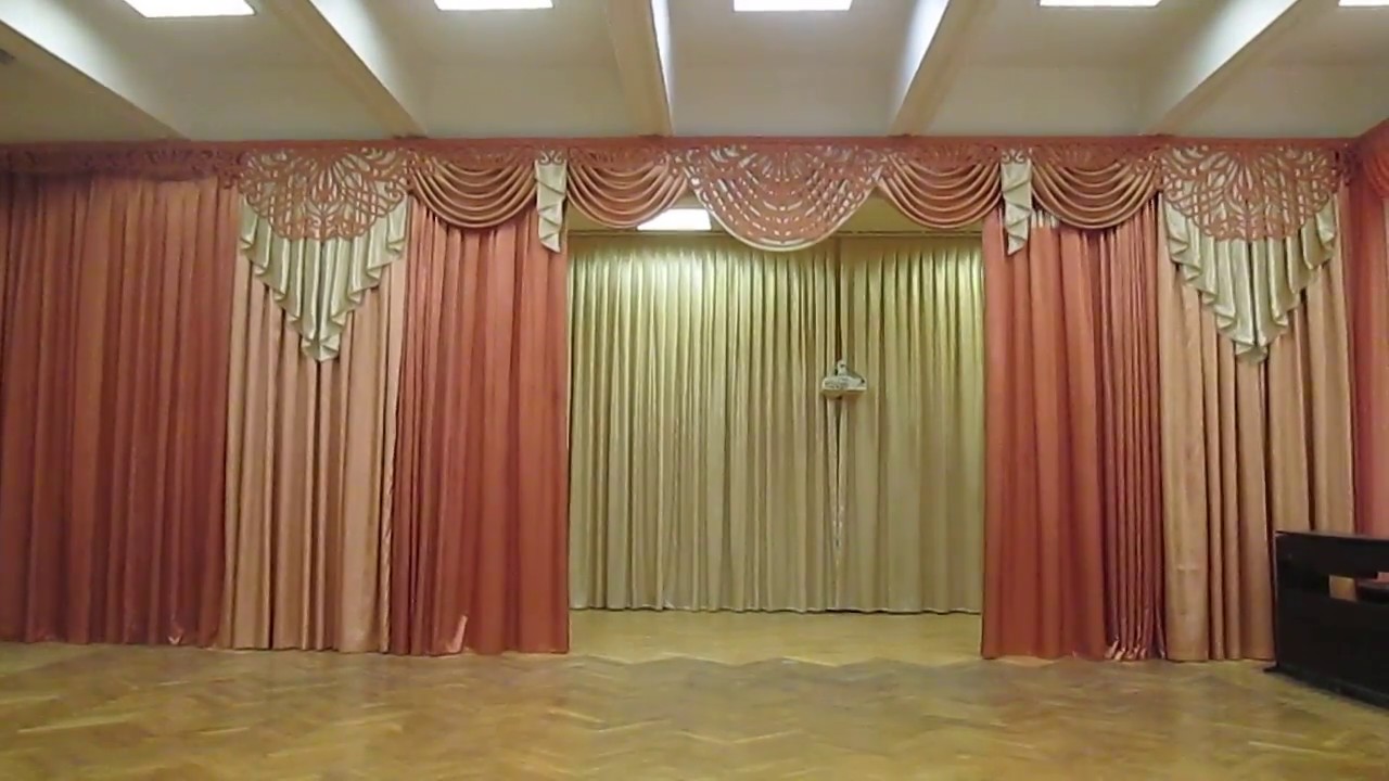 Занавес с электроприводом для детского сада. Часть 1 - YouTube
