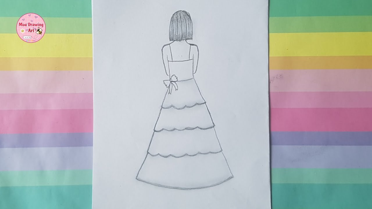 How to draw a beautiful girl || easy girl drawing step by step || Very ...