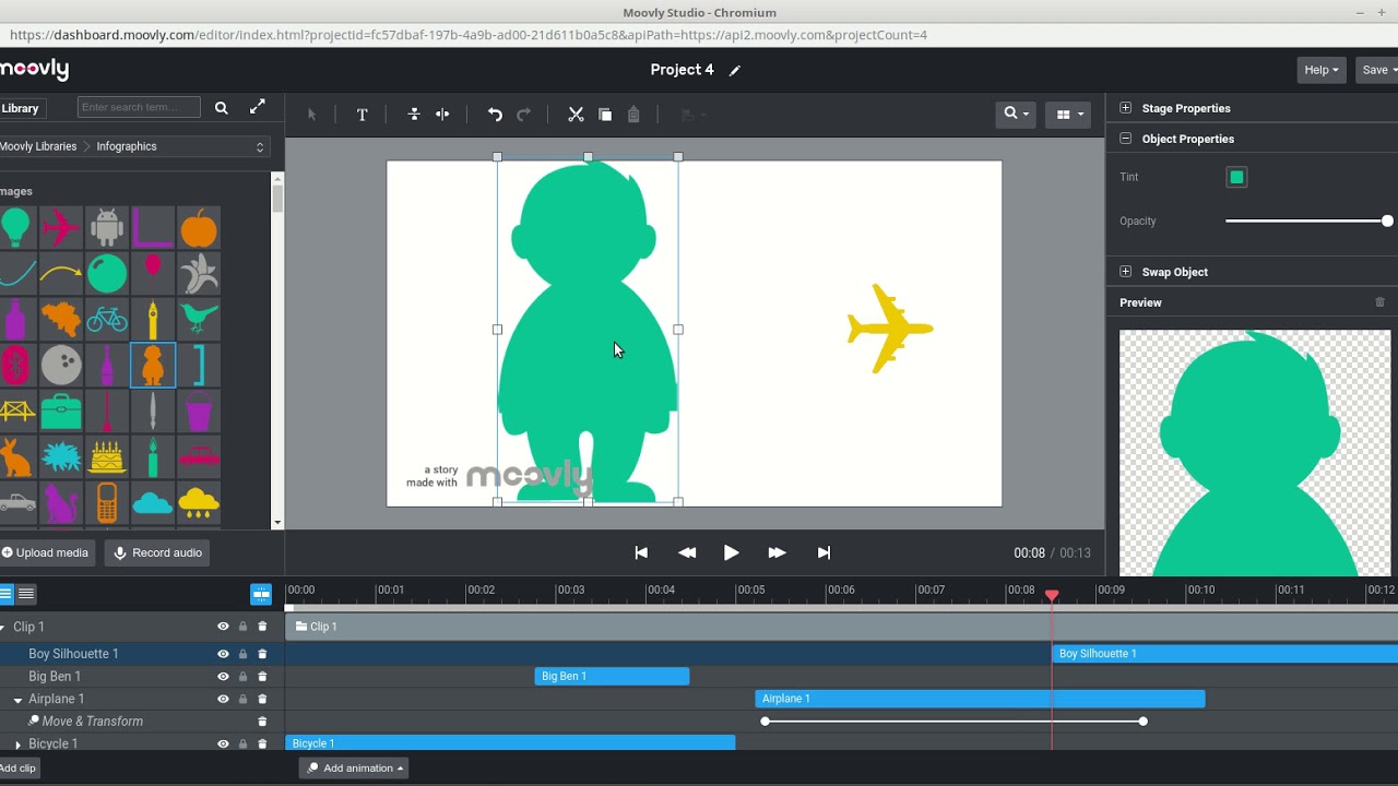 Moovly I - Εισαγωγή στη χρήση του Moovly Editor - YouTube