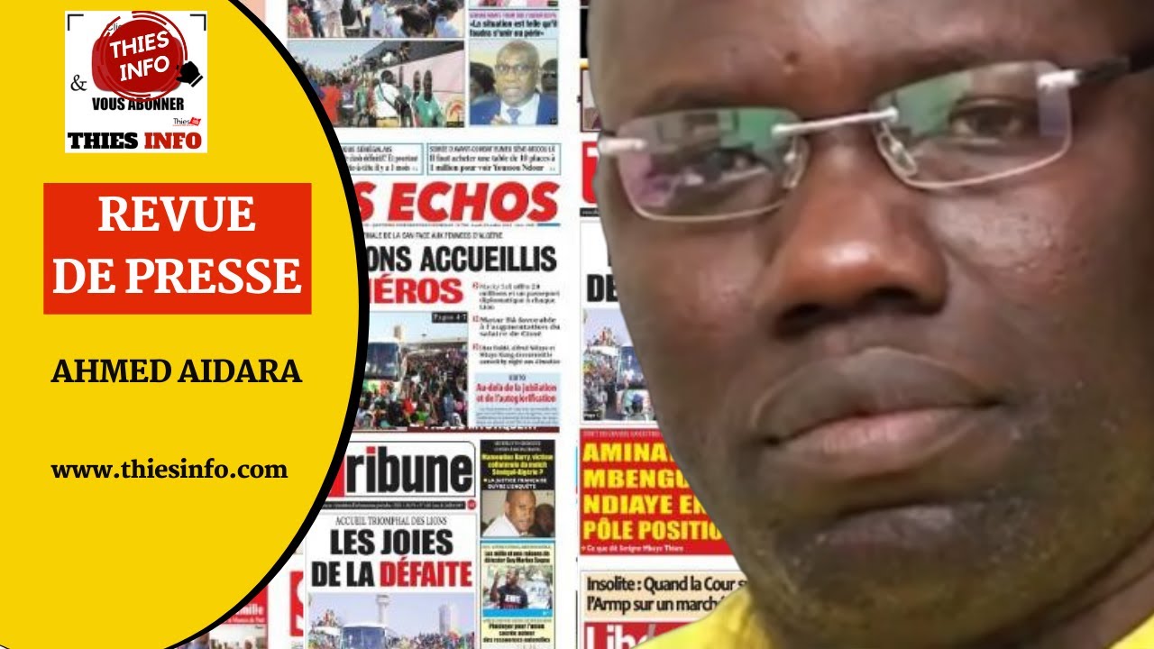 Revue De Presse Aujourdhui 29 01 2021 Zik Fm Par Ahmed Aidara Youtube