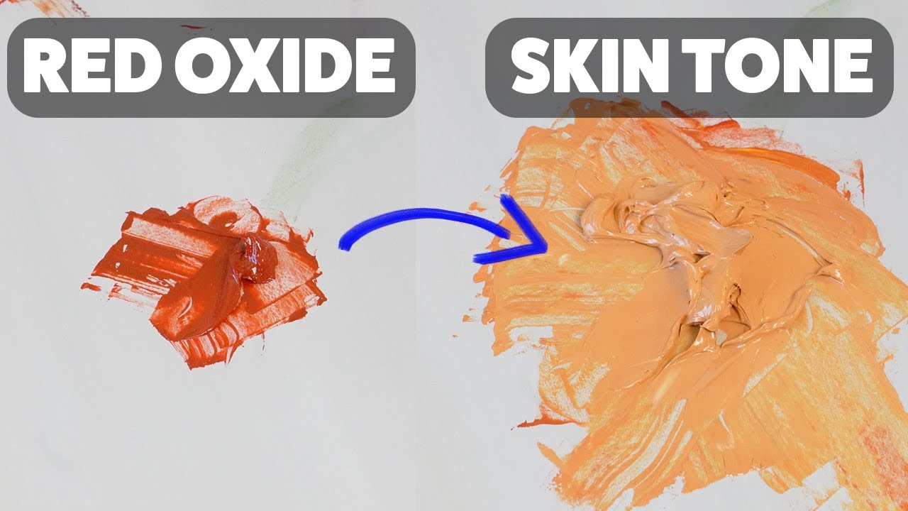 How to make Red Oxide for Painting Skin Tone | EASY STEPS! - YouTube