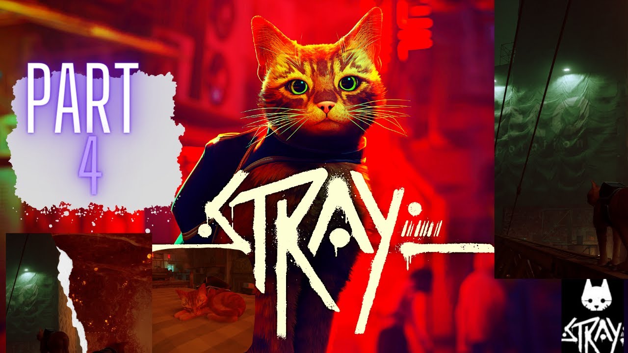 Stray gameplay | Walkthrough | part 4 | No Commentary | B12 & CAT FOUND ...