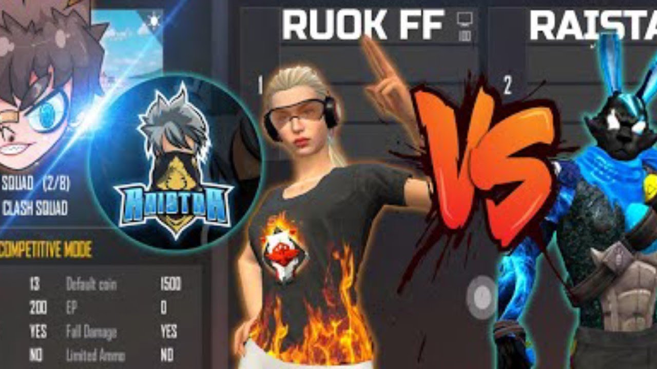 Rouk ff vs Raistar 🔥 - YouTube
