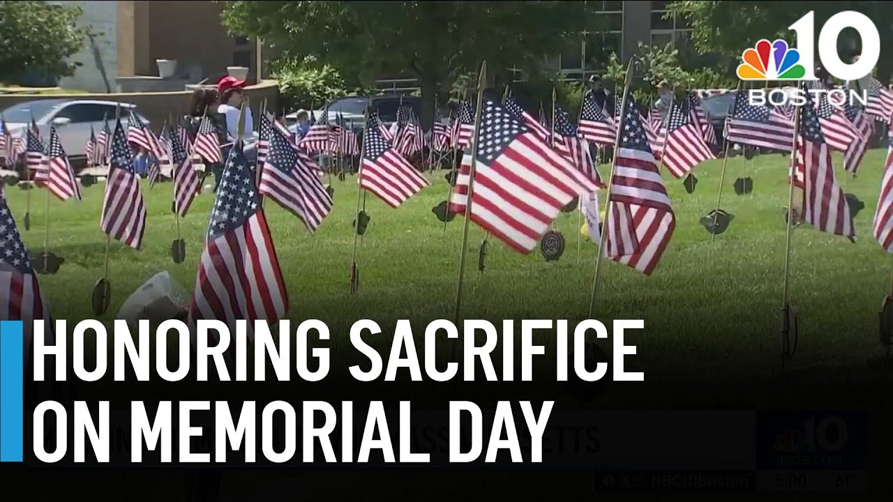 Sacrifices remembered at Mass. Memorial Day ceremonies - YouTube