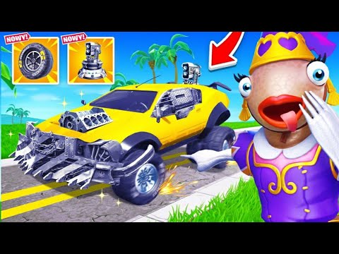 *NEW* Monster Trucks In Fortnite (Car Mods) - YouTube