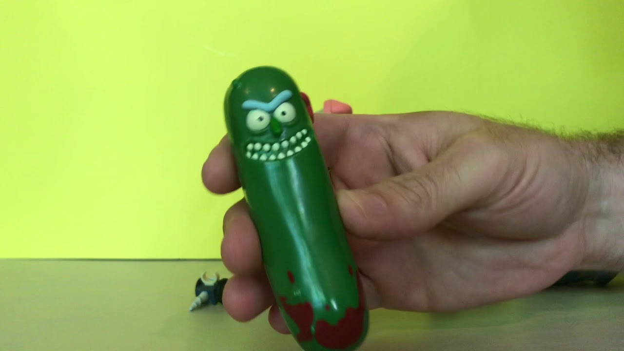 Lego Pickle Rick Action Figure Youtube