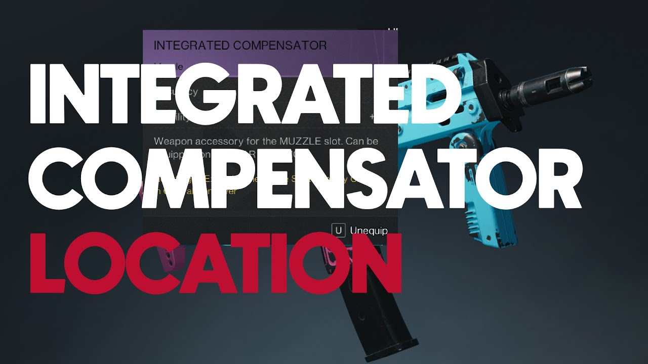 INTEGRATED COMPENSATOR LOCATION | Once Human CBT2 - Weapon Attachment ...