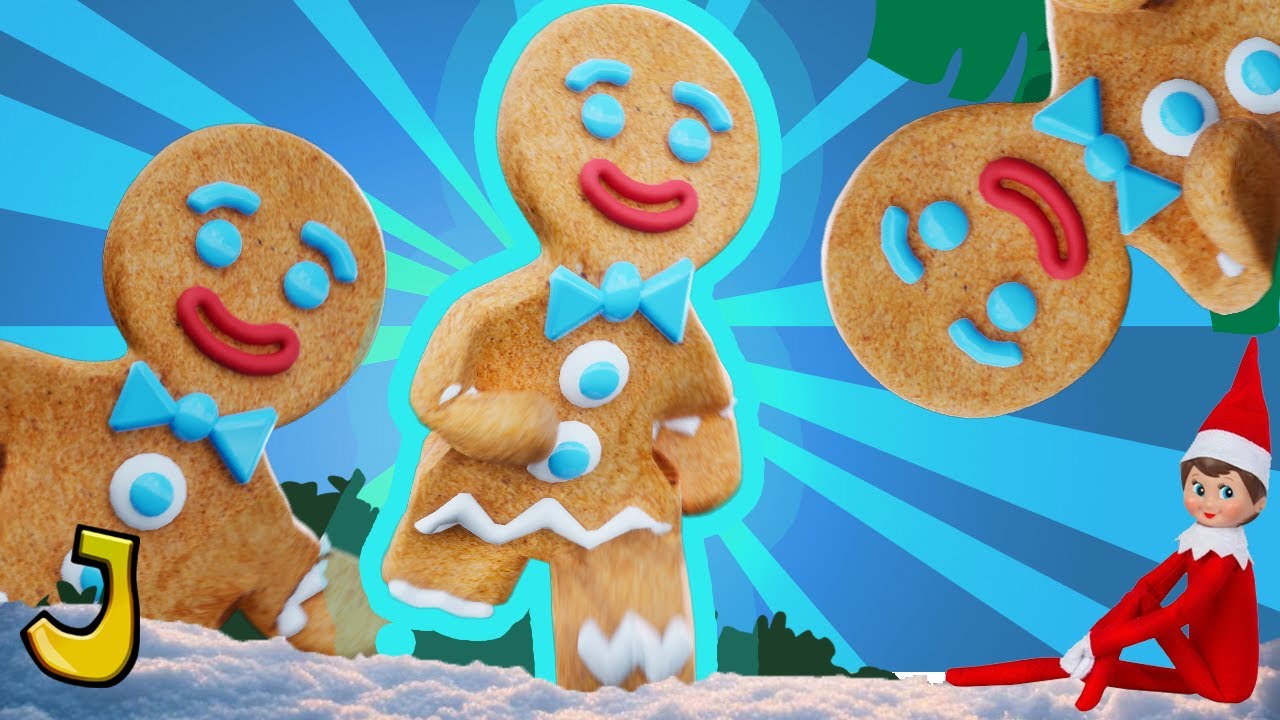 The Gingerbread Man Song! | Jungleroo | Sing and Dance Christmas Song ...