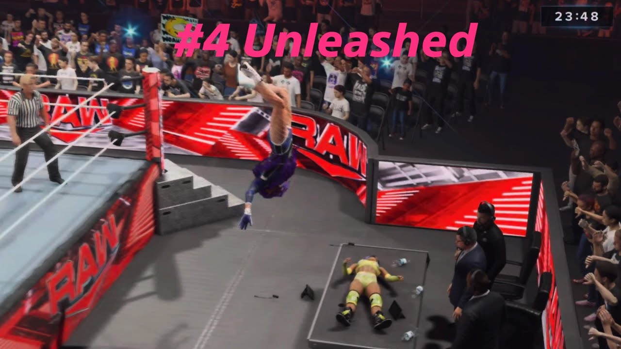 WWE 2K24 My Rise Unleashed Mishell In Specials Match Last Man Standing ...