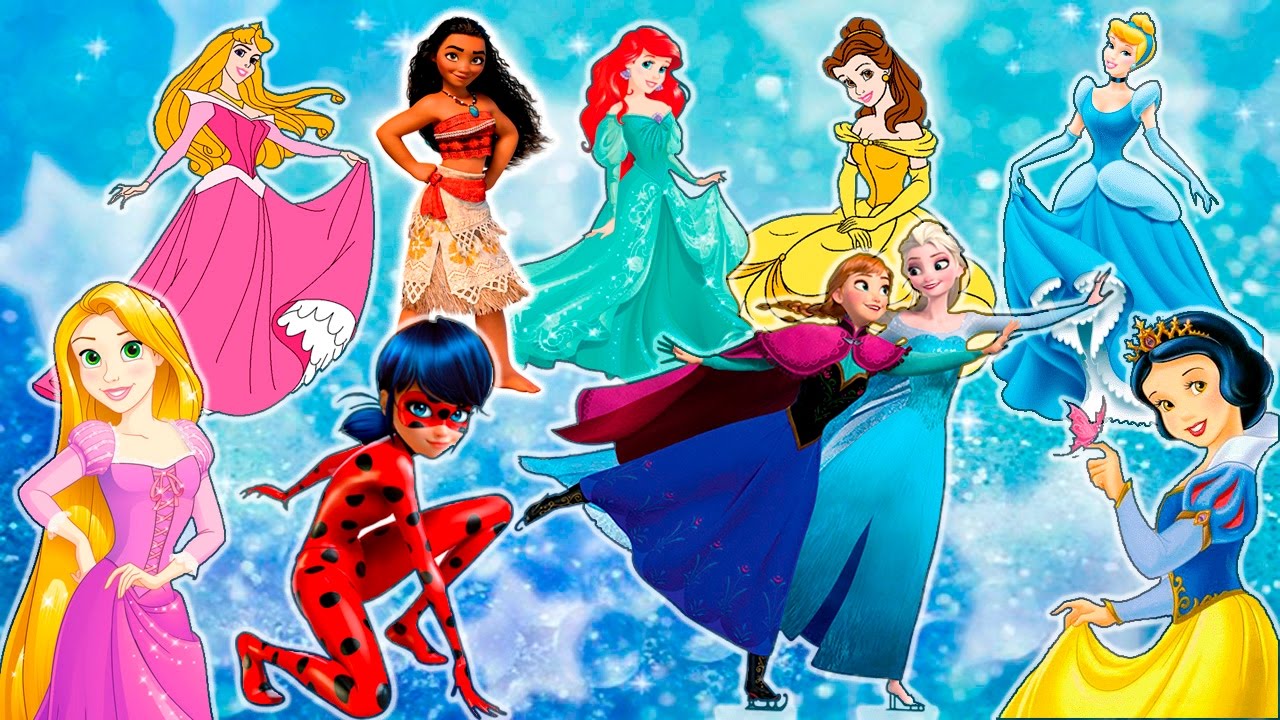 Princess Christmas Games Elsa Anna Ladybug Ariel Rapunzel Cinderella ...