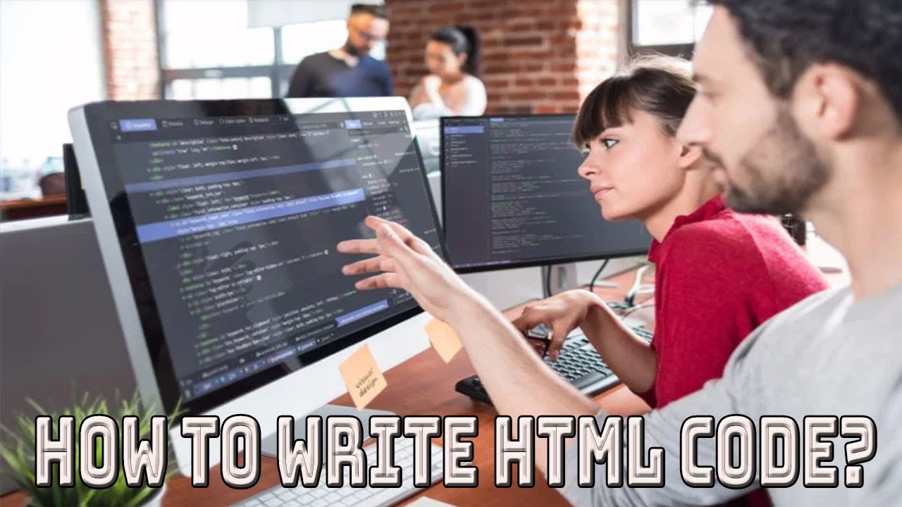 how to write html code? - YouTube